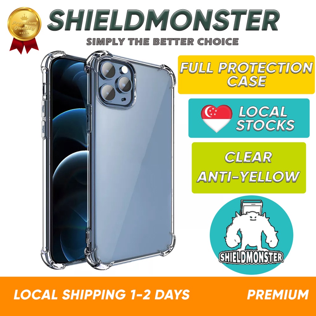 Shieldmonster iPhone 13 Mini/12 Mini/11 Pro Max/11 Pro/Xs Max/8/7/6 ...