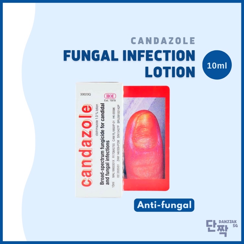 Candazole Fungal Infection Lotion Clotrimazole 1.0% 10ml | Shopee Singapore
