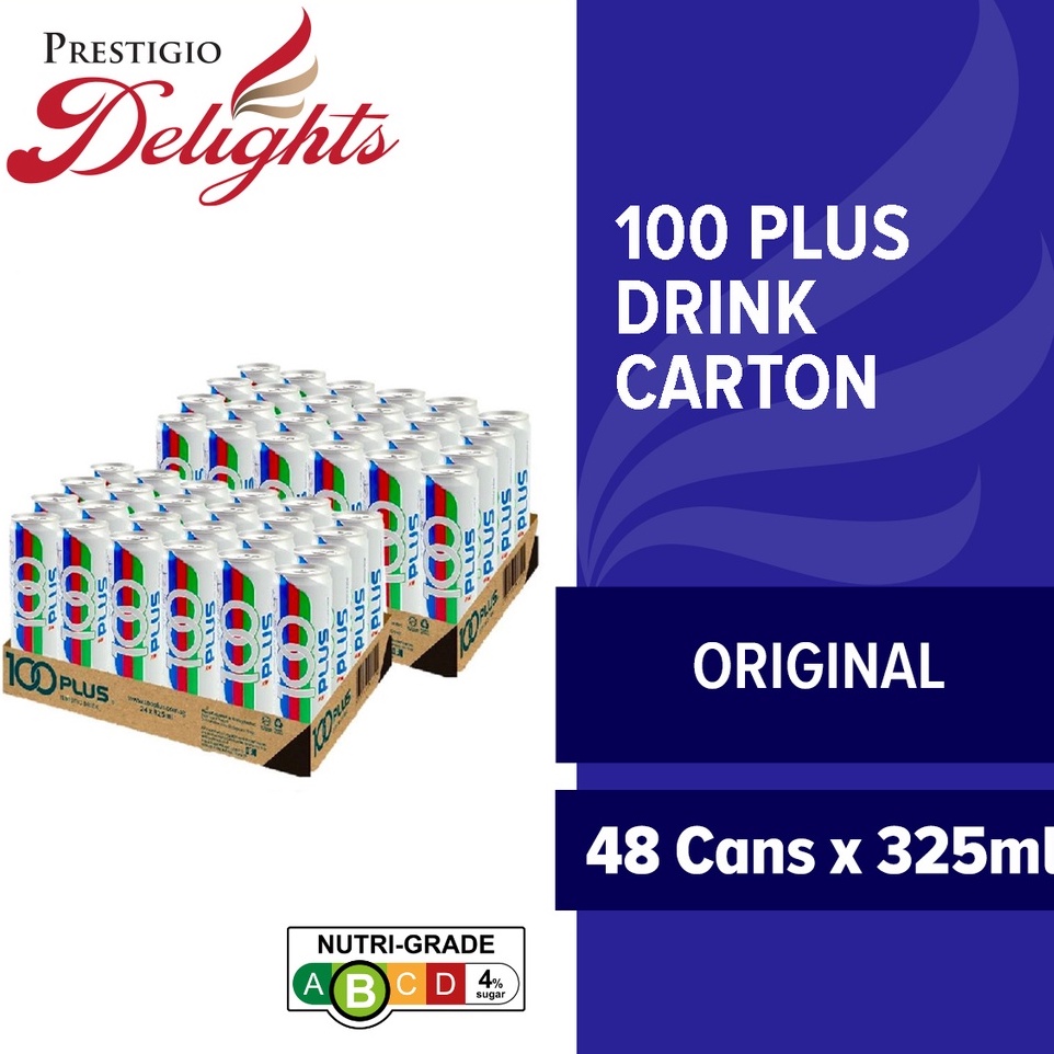 100 Plus Regular 325ML 2 Cartons Sale | Bundle of 48 | Shopee Singapore