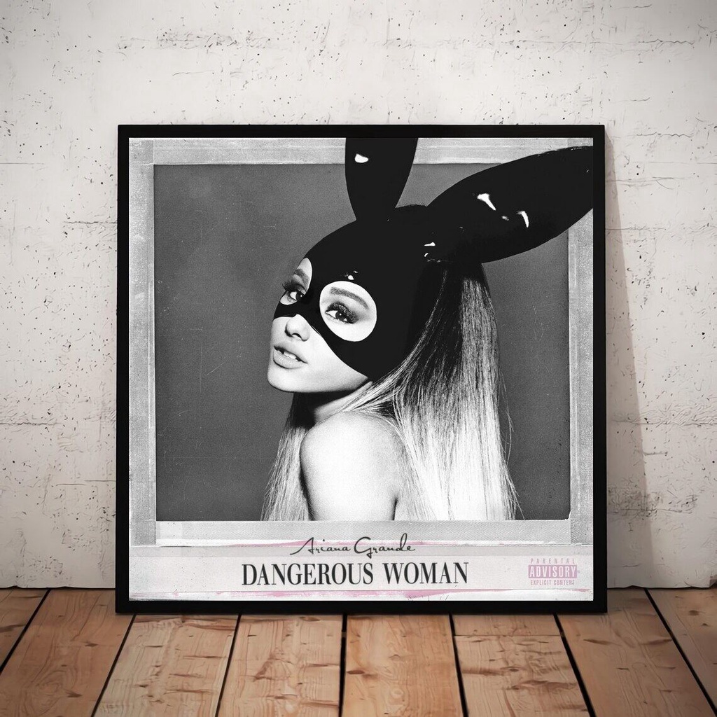 Ariana Grande Dangerous Woman Music Album Cover Poster Canvas Art Print Home Decoration Wall ...