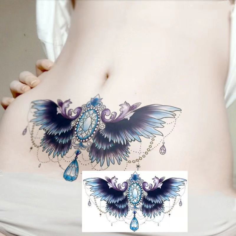 Temporary Tattoo Stickers Waterproof Sweat-Proof Long-Lasting Female ...