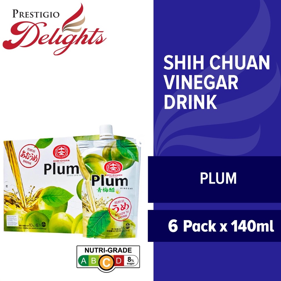 Shih Chuan Plum Vinegar Drink 140ml Bundle of 6 | Shopee Singapore