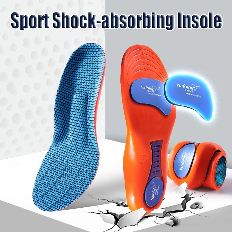Soft Comfortable Shock-absorbing Arch Support Orthopedic Insoles ...