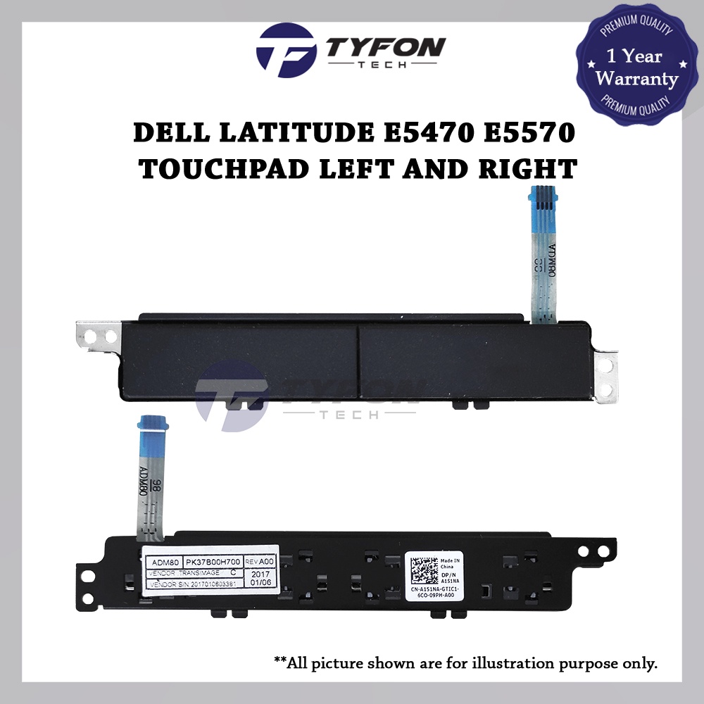 Dell Latitude E5470 E5570 Touchpad Left Right Mouse Click Buttons ...