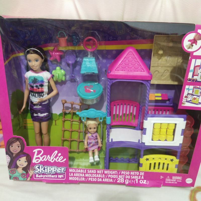 Barbie Doll Skipper Babysitters Inc Moldable Sand Climb n Explore ...