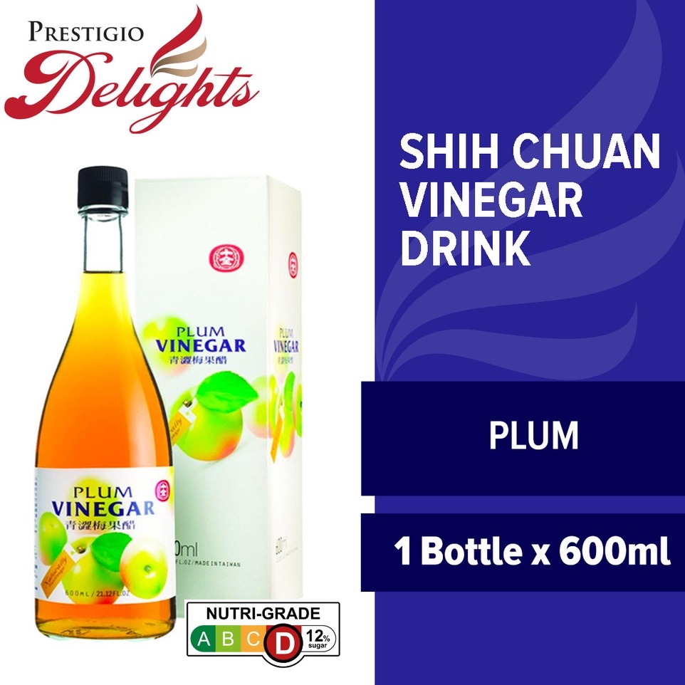 Shih Chuan Taiwan Plum Vinegar 600ml Bottle Glass | Shopee Singapore