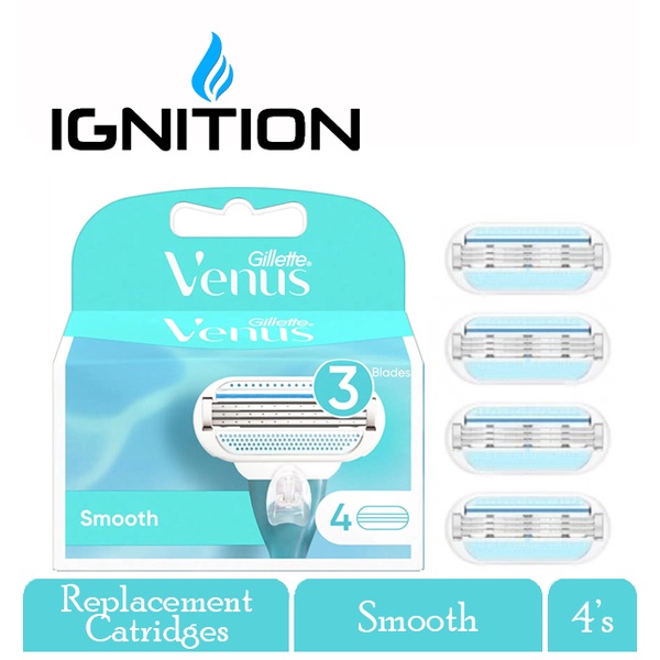 Gillette Venus Smooth Razor Cartridges (4 Pcs) | Shopee Singapore