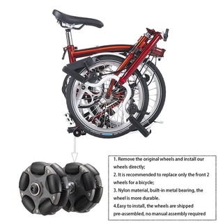 Bike Omni Easy Wheels Omni-directional Roller 58mm Ezwheels Use For ...