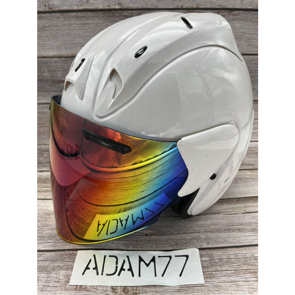 Visor For Helmet TSR / MHR Ram3 [ VISOR SAJA ] color smoke /chrome ...