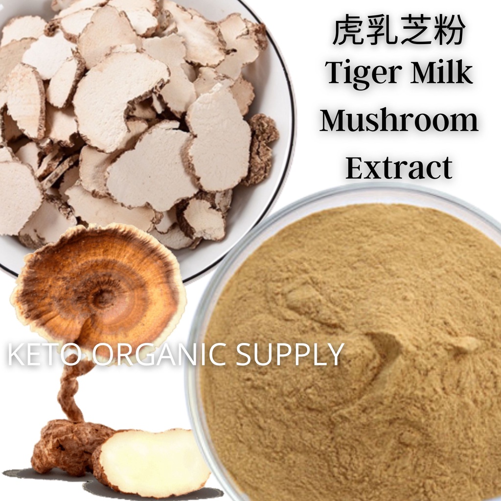 Tiger Milk Mushroom Powder Extract 10g - 100g 虎乳芝粉末 Cendawan Susu ...