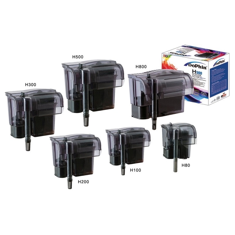 Dolphin aquarium hang on filter H80 H100 H200 H300 H500 H800 Dophin H80 ...