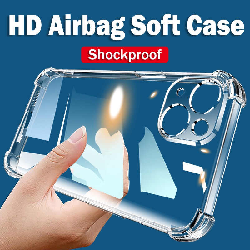CrashStar HD Thick Transparent Silicone Airbag Shockproof Soft Phone ...