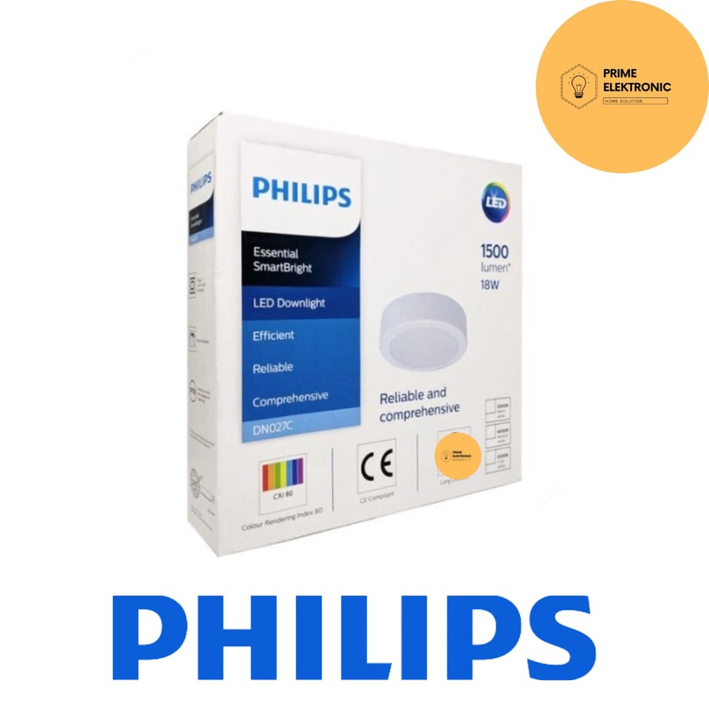 Philips LED Downlight Outbow DN027C 18 Watt | Shopee Singapore