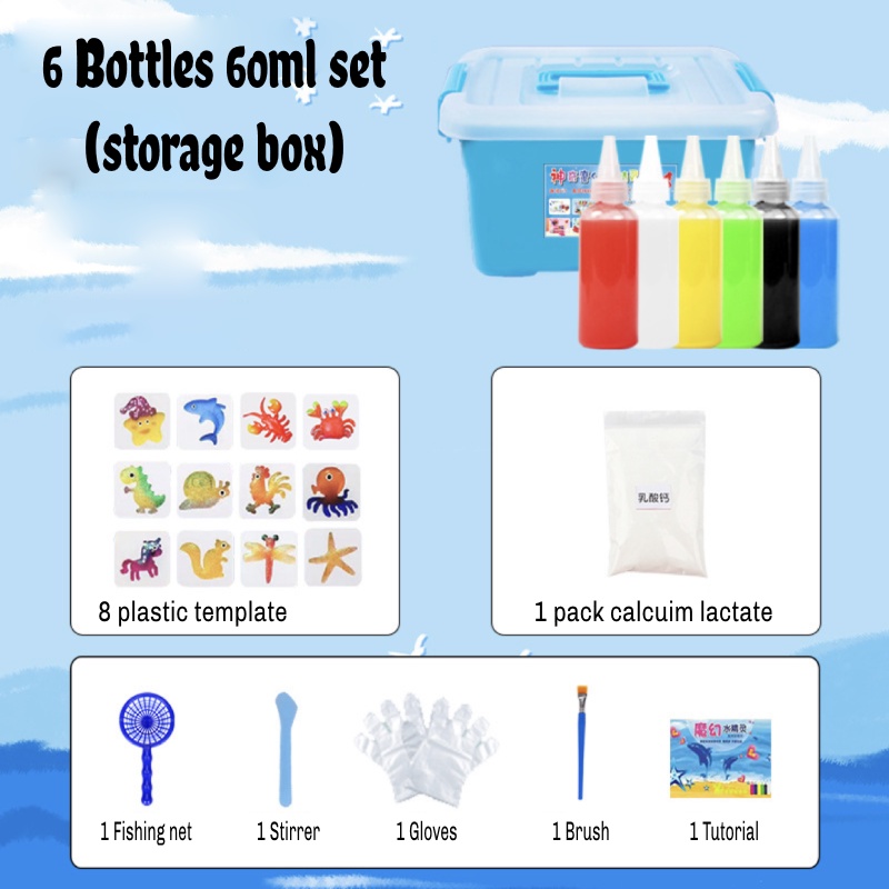 Magic Water Elves Kids DIY Craft Water Aqua Jelly Gel Montessori ...