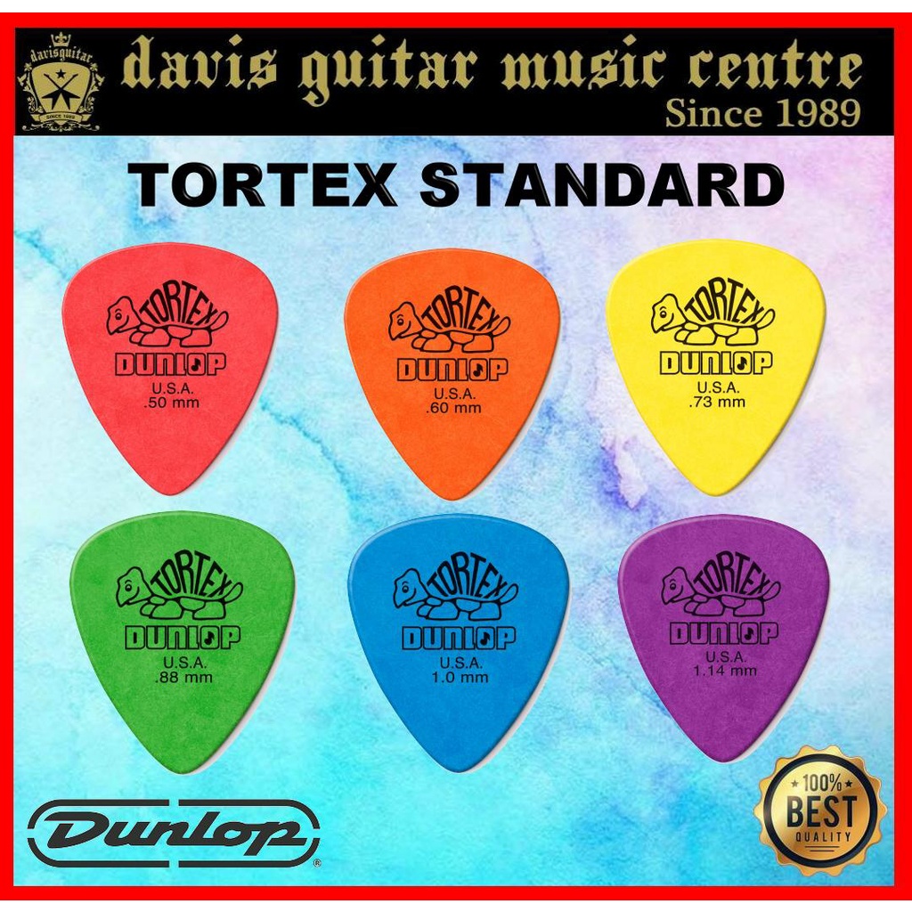 Jim Dunlop TORTEX STANDARD Guitar pick Authentic [SG Distributor] Made ...
