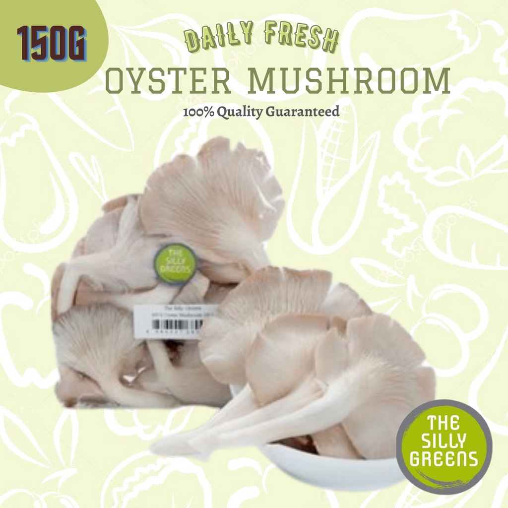 [TheSillyGreens] Oyster Mushroom | 150g (packet) | Shopee Singapore