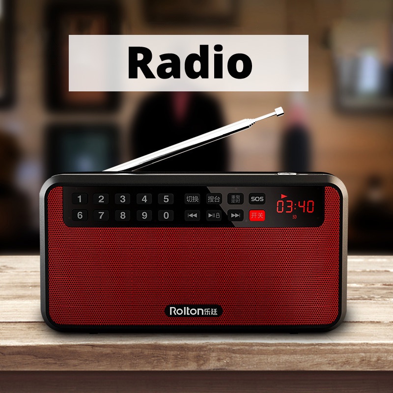 【SG】FM Radio Portable Mini Radio FM TF MP3 Player Speaker | Shopee ...