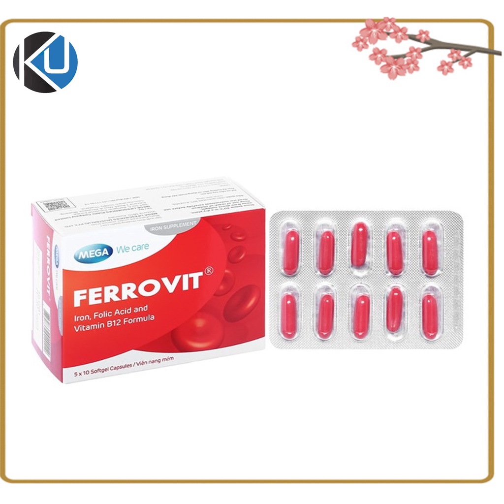 [SG Stock-EXP: 2026] Ferrovit (Box Of 50 Capsules) - Iron Supplement ...