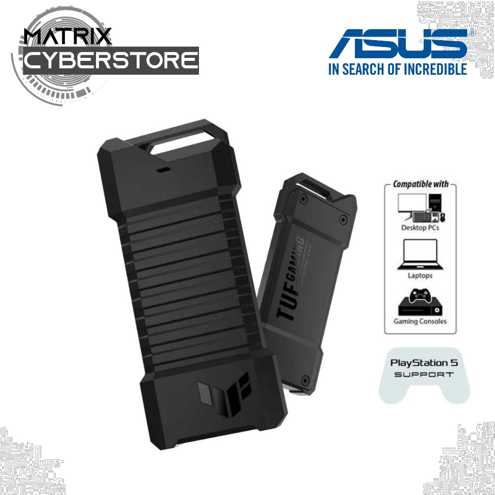 ASUS TUF Gaming A1 ESD-T1A USB-C 3.2 Gen 2x1 SSD enclosure, dual M.2 ...