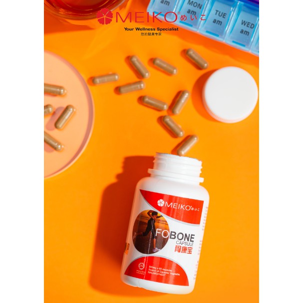 Meiko 骨康宝 Fobone Capsule Relieves Joint Muscular Pain and Strengthening ...