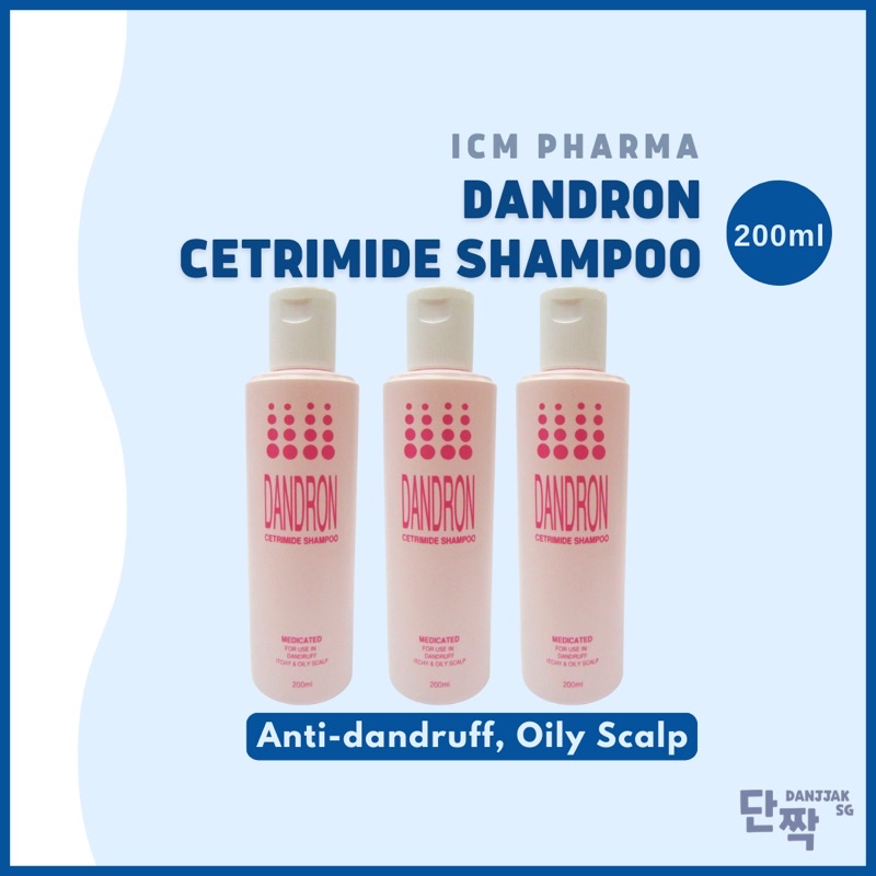 Dandron Cetrimide Shampoo 200ml (Dandruff, Itchy and Oily Scalp ...