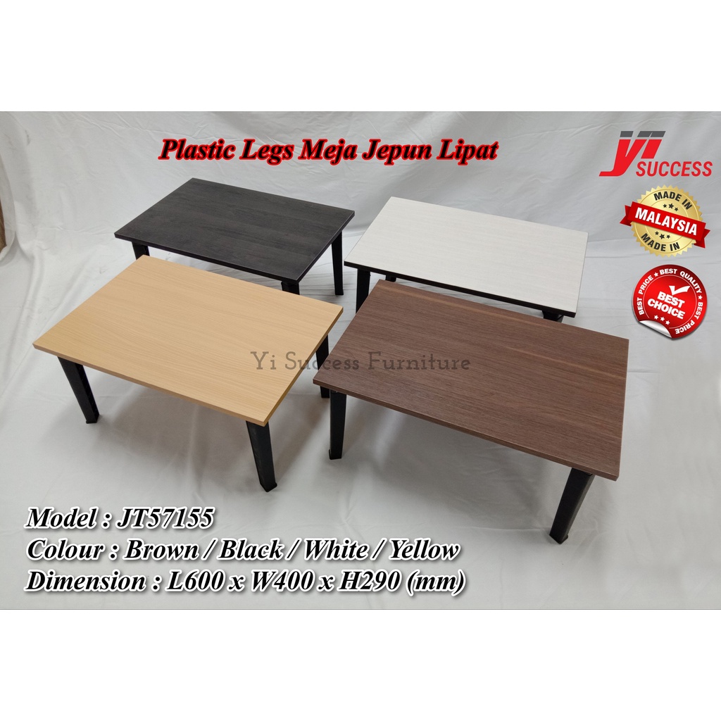 Yi Success Japanese Table 600mm x 400mm / Foldable Plastic Legs ...