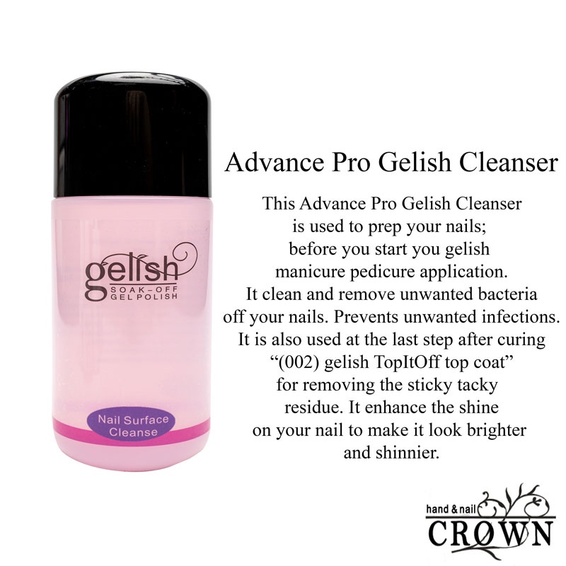 ⭐️EVENT SALE ⭐️120ML Soak Off Gelish Remover / Gelish Cleanser Gel By ...