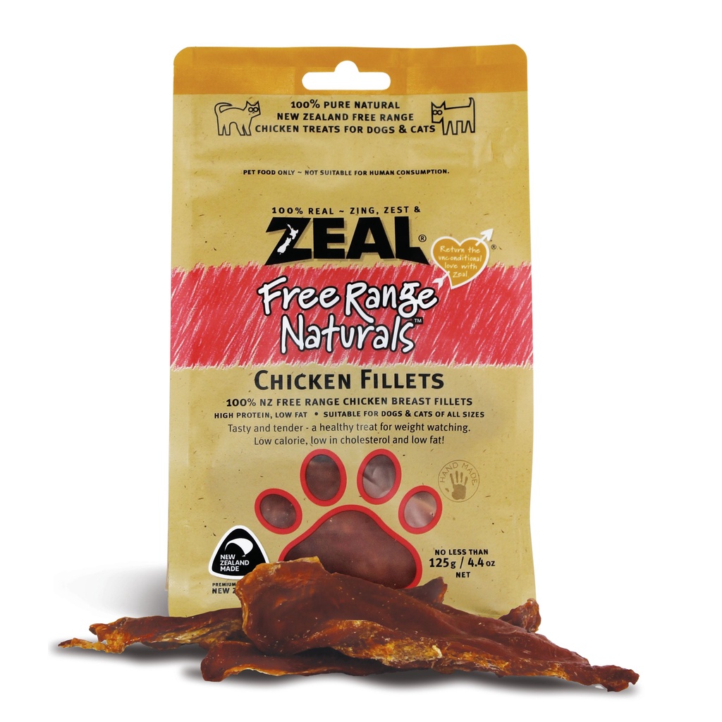 Zeal Chicken Fillets Treat (125g/pack) | Shopee Singapore