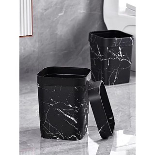 Unique Marble / Wood-look Waste Bin Dustbin Trashbin for kitchen ...