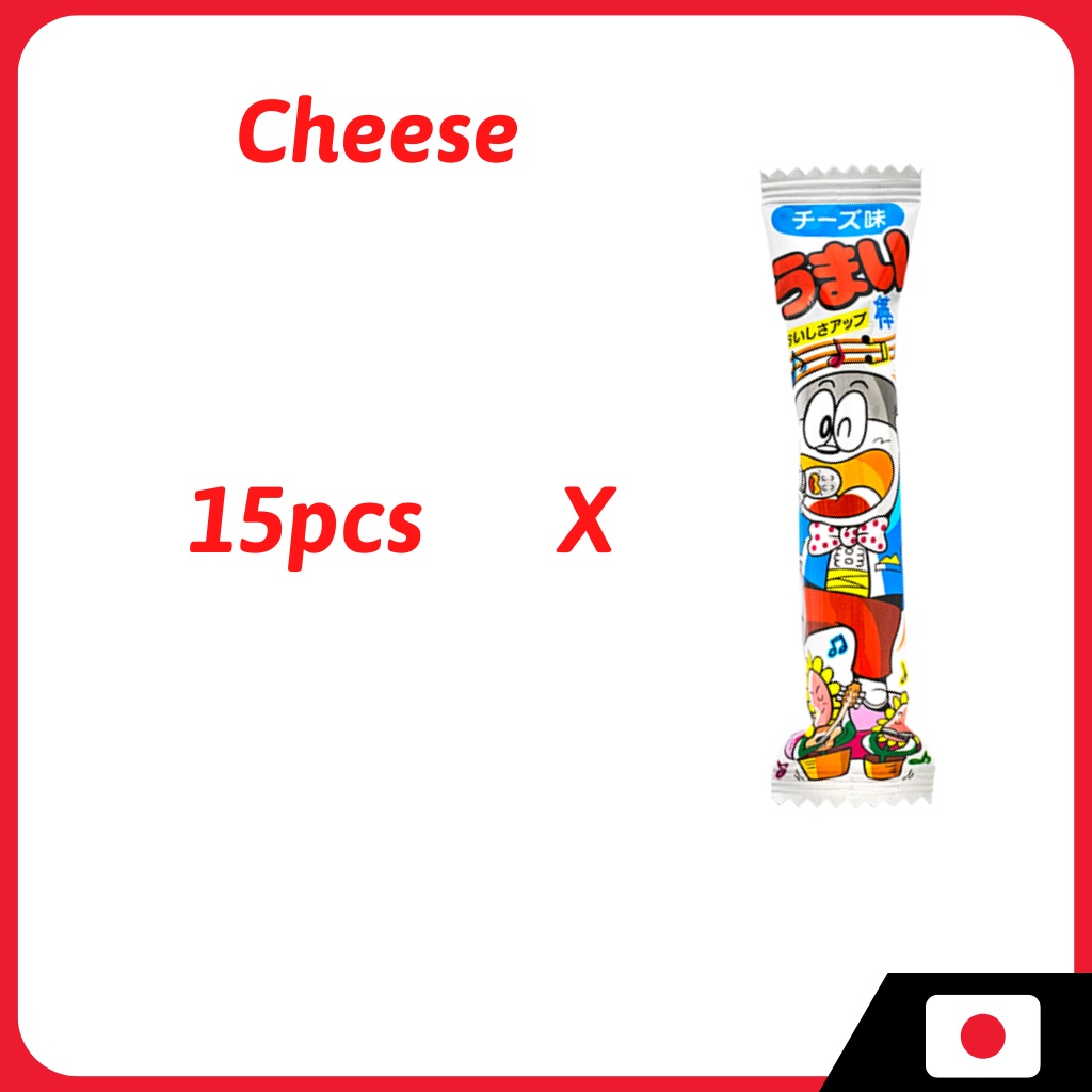 Yaokin Japan snack umaibo Umai bar Corn Potage / cheese / mentai spicy ...
