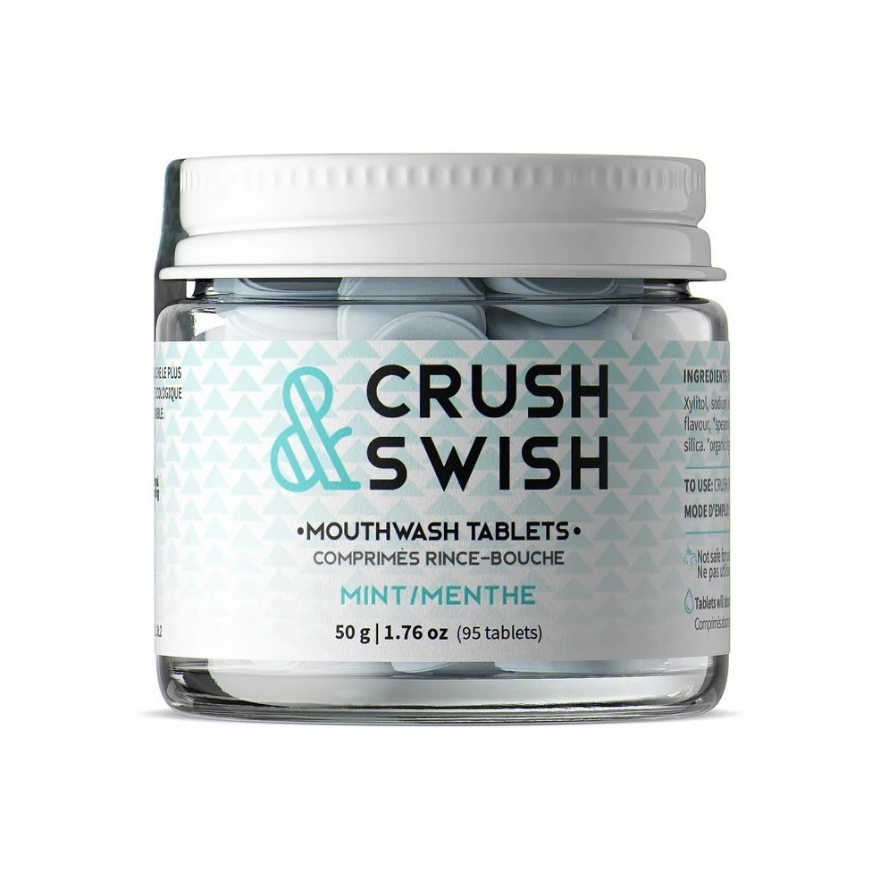Crush & Swish Mouthwash Tablets (50g / 95 Tablets) | Shopee Singapore