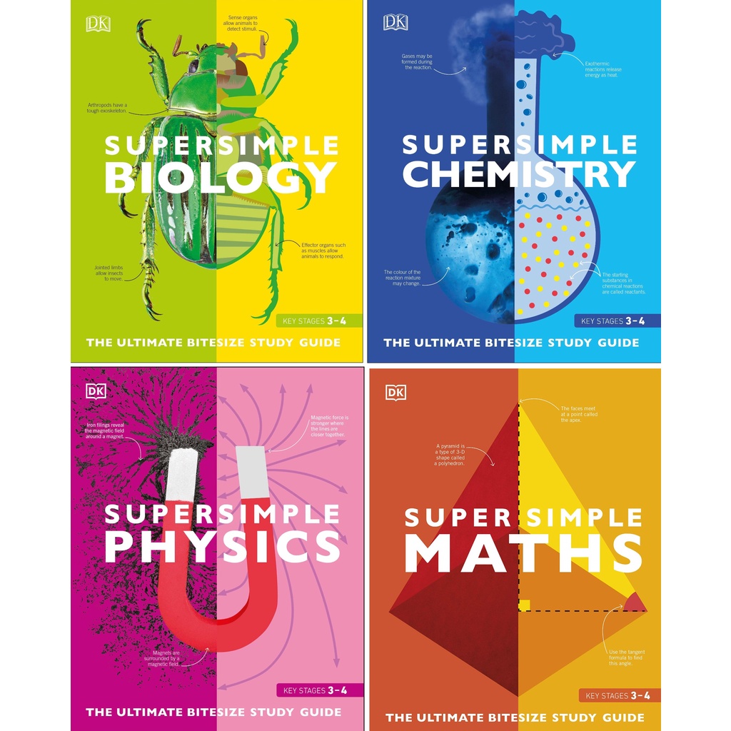 Super Simple Biology Chemistry Physics Maths By Dk The Ultimate