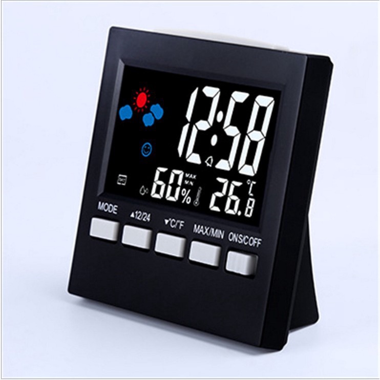 Multi functional perpetual calendar clock alarm clock LED with ...