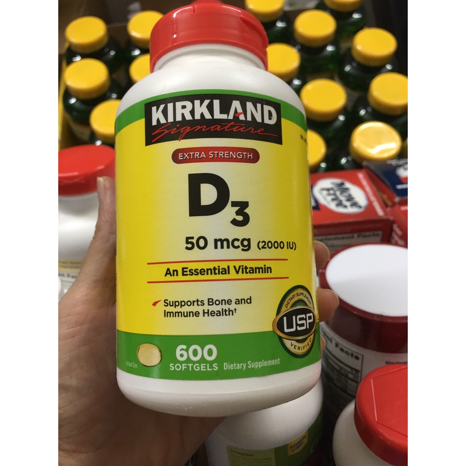 Vitamin d3 600 tablets kirkland signature 2000IU vtm d3 increases ...