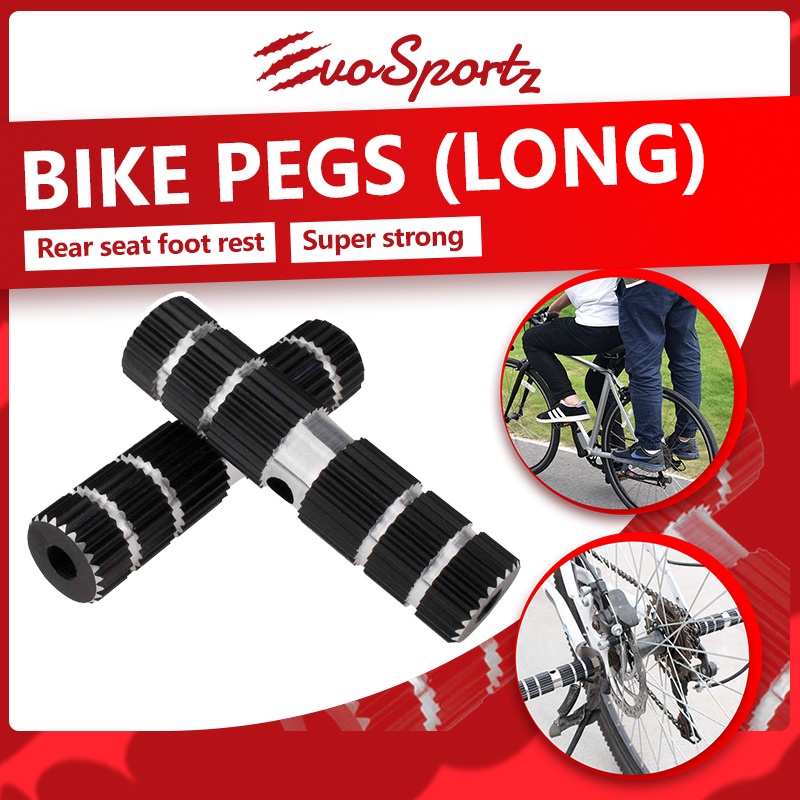 Bike Pegs (Long) | Bicycle Foot Rest Peg (Black) | Shopee Singapore