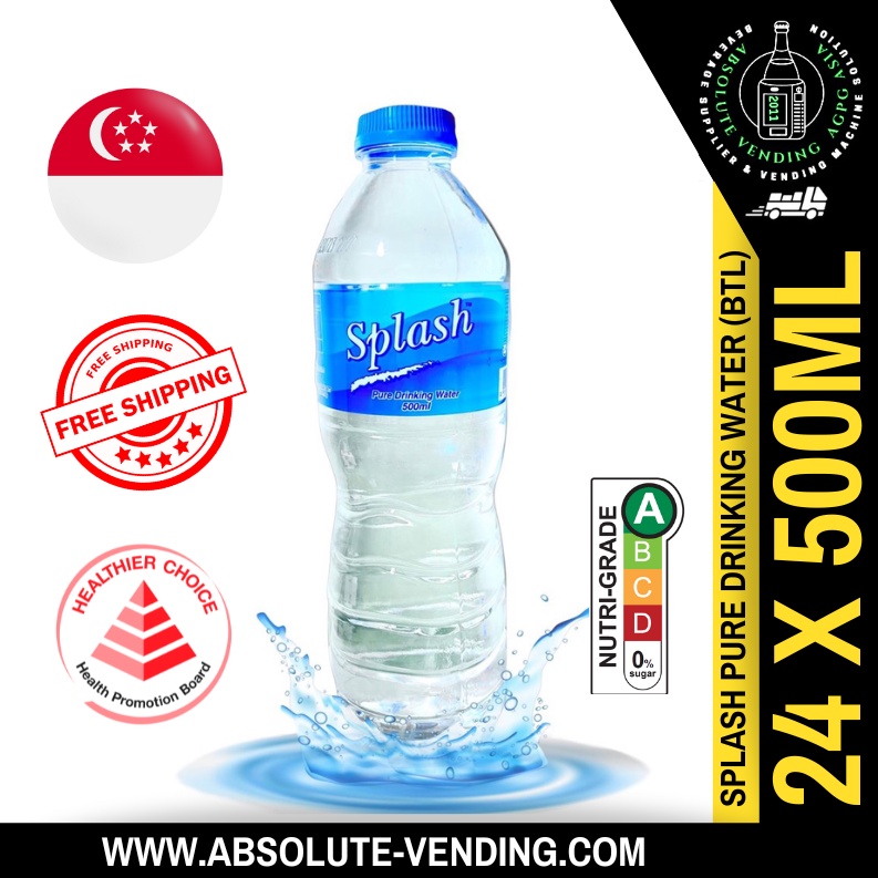 SPLASH Pure Drinking Water 500ML X 24 (BOTTLE) | Shopee Singapore