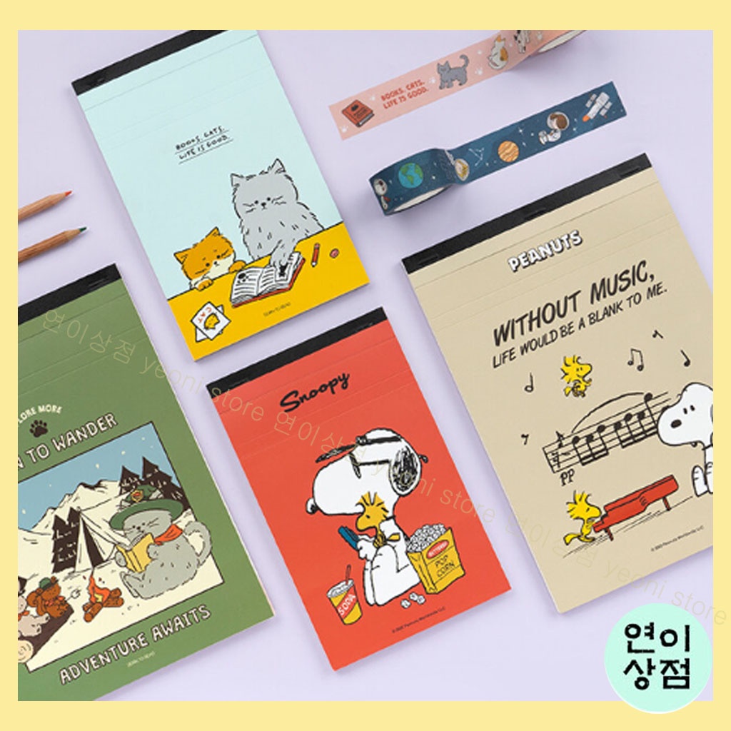 peanuts snoopy regal pad 70 sheets line notes snoopy notes | Shopee ...