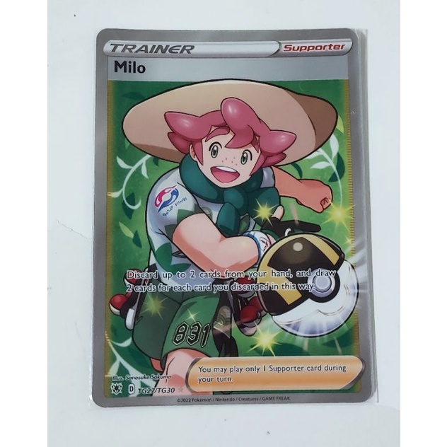 Pokemon milo full art trainer supporter astral radiance card | Shopee Singapore