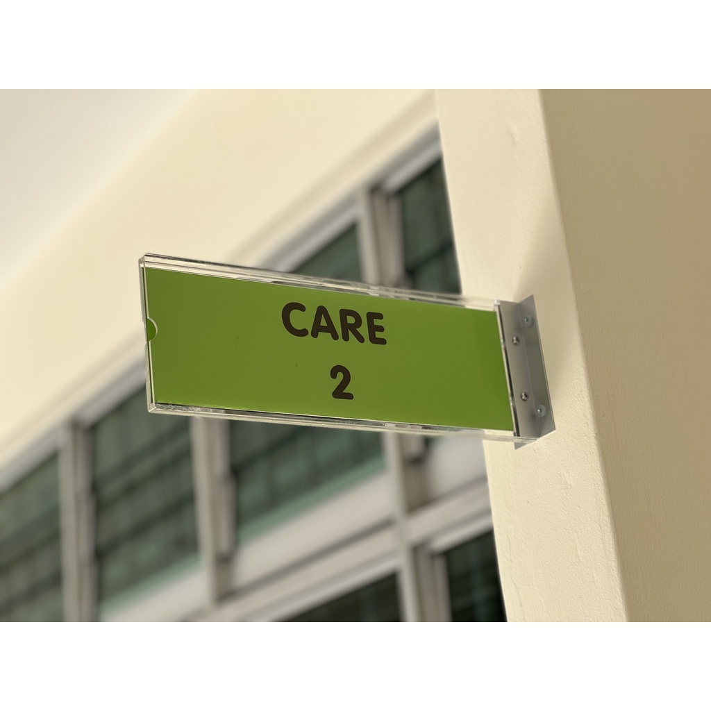 Slide In Signage Holder With 1 pc Sign | Shopee Singapore