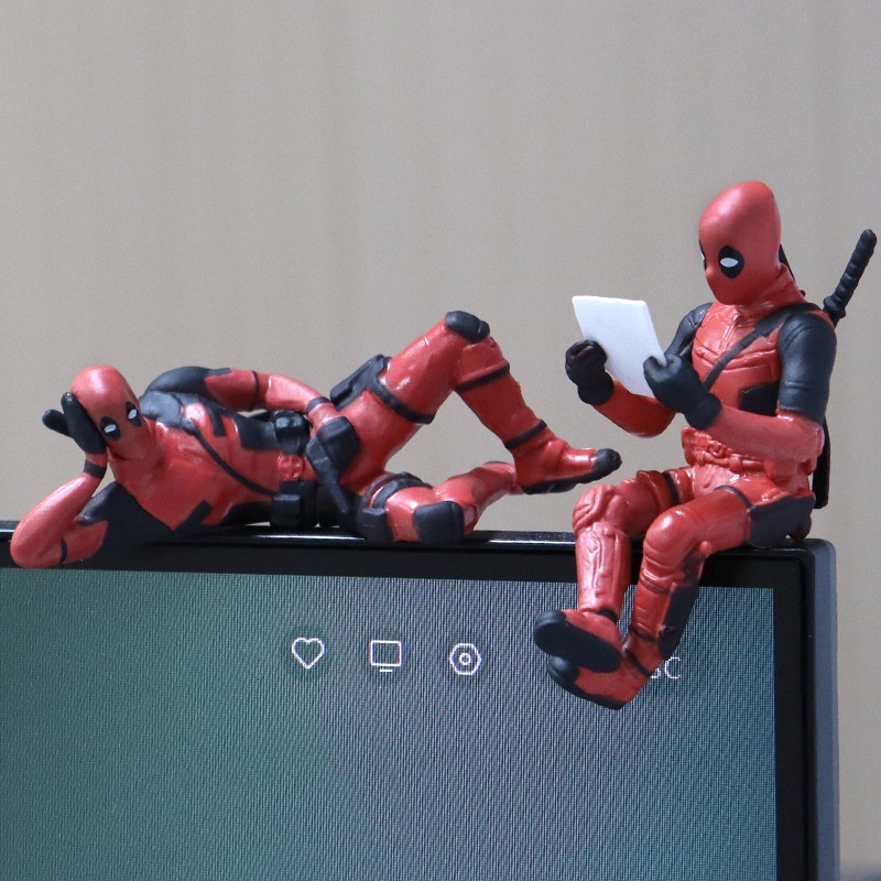 Marvel X-Men Deadpool 2 Action Figure Sitting Lying Posture Model Anime ...