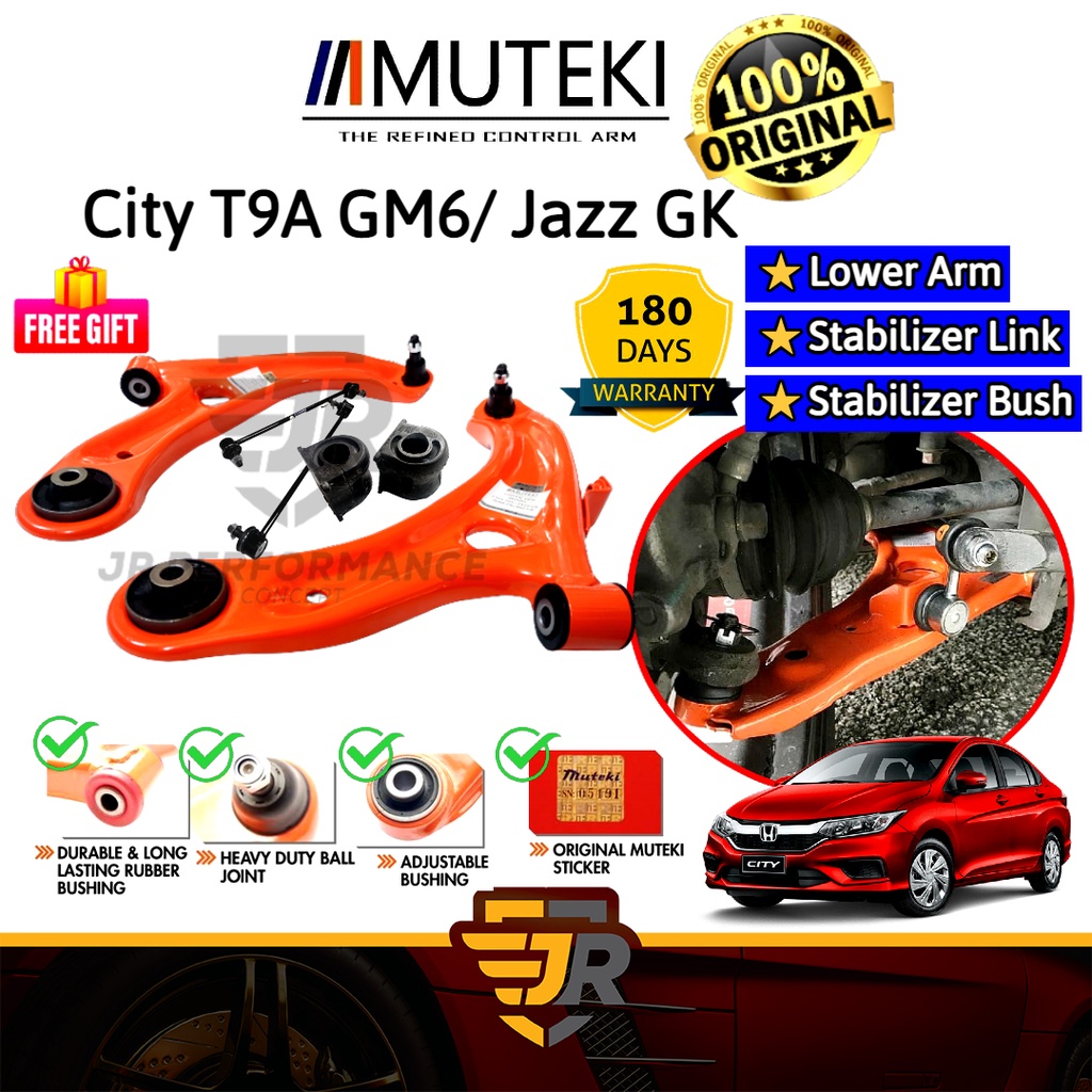 Muteki Lower Arm / Stabilizer Link / Stabilizer Bush Muteki Honda City ...