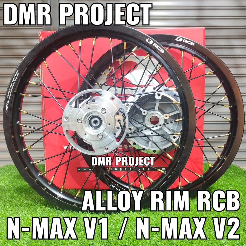 Nmax 155 V1/V2 ALLOY RIM RCB FALCON ARGON RIM ALLOY YAMAHA N MAX 155 V2 ...