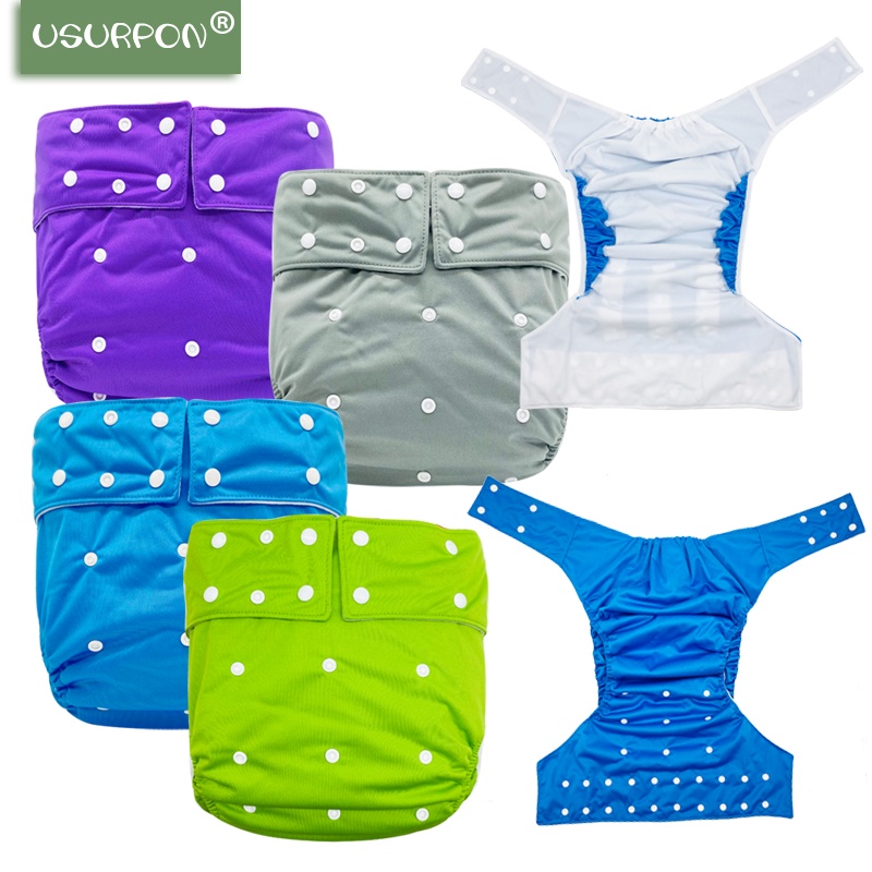 [usurpon] L size Adult Cloth Diaper Incontinence Pant Washable Leakfree ...