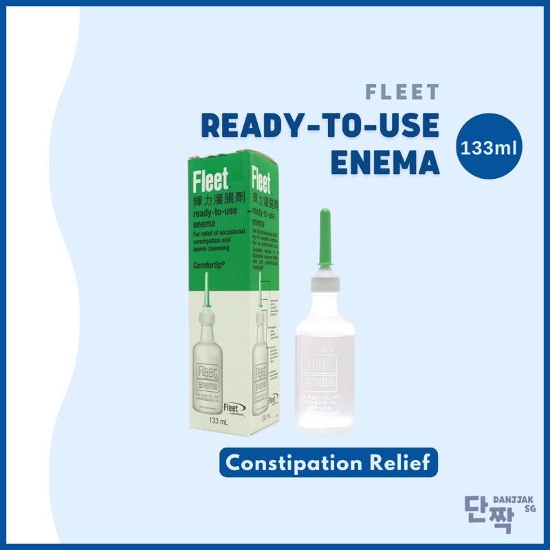 [Bundle of 3] Fleet Ready-To-Use Enema 133ml (For Constipation Relief ...