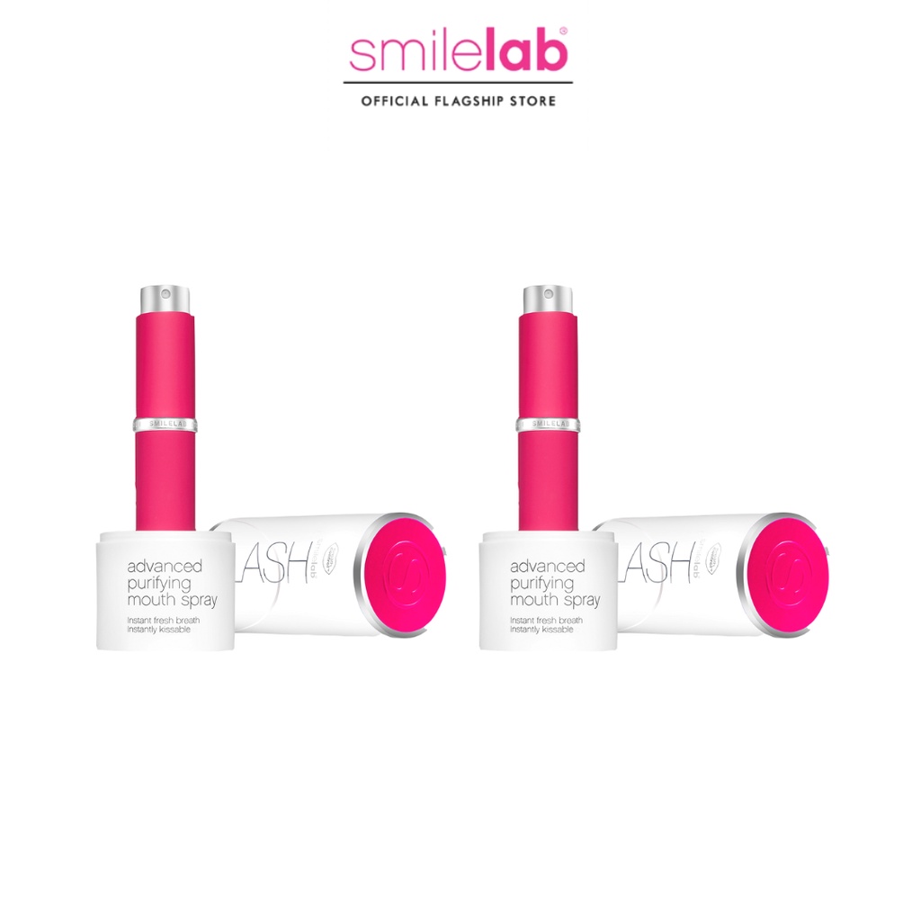 [BUNDLE of 2] Smile Lab Flash Purifying Mouth Spray For Bad Breath ...