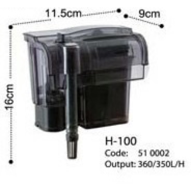 Dolphin aquarium hang on filter H80 H100 H200 H300 H500 H800 Dophin H80 ...