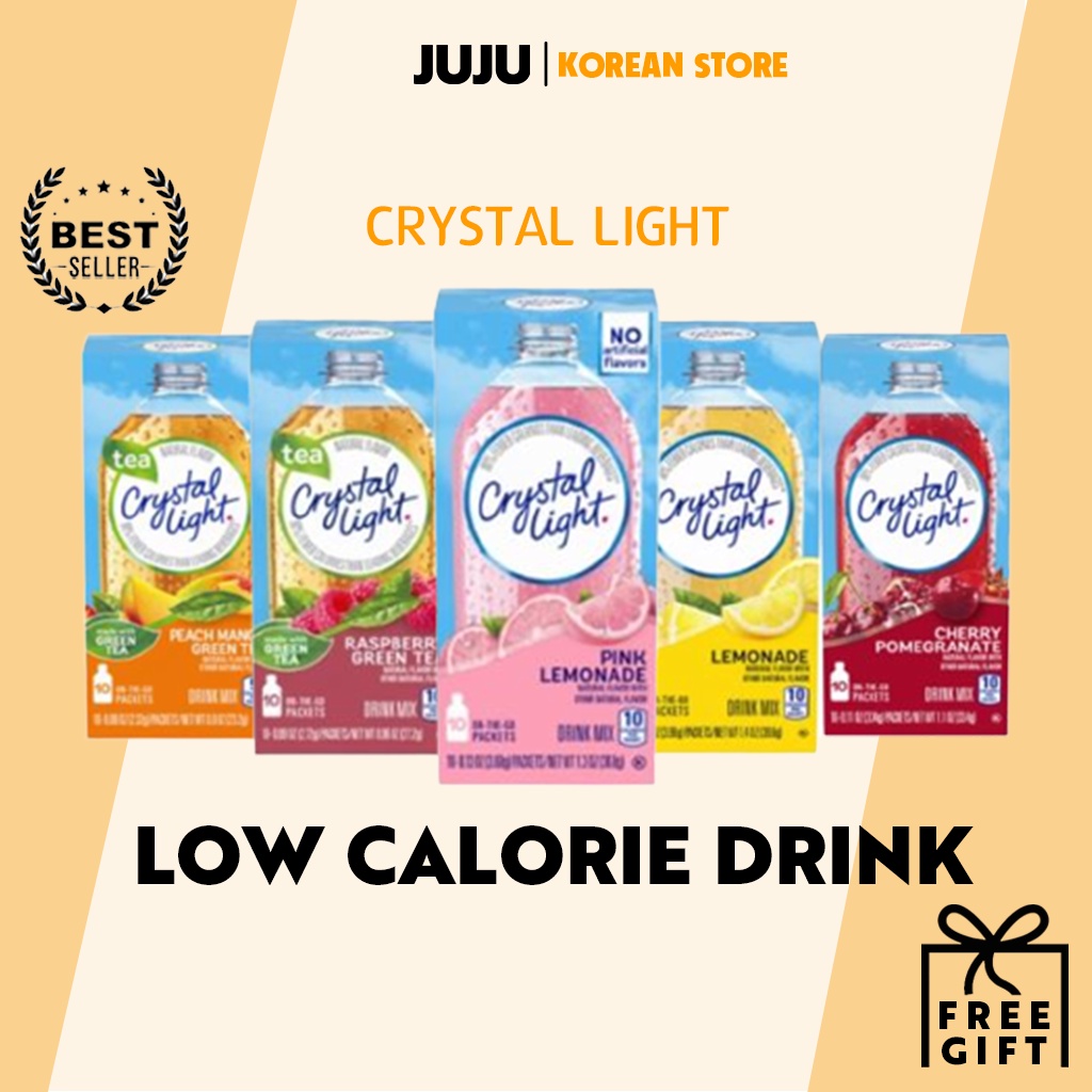 Crystal Light / Low Calorie Drink Mix Powder (5FLAVORS) / 10T | Shopee ...