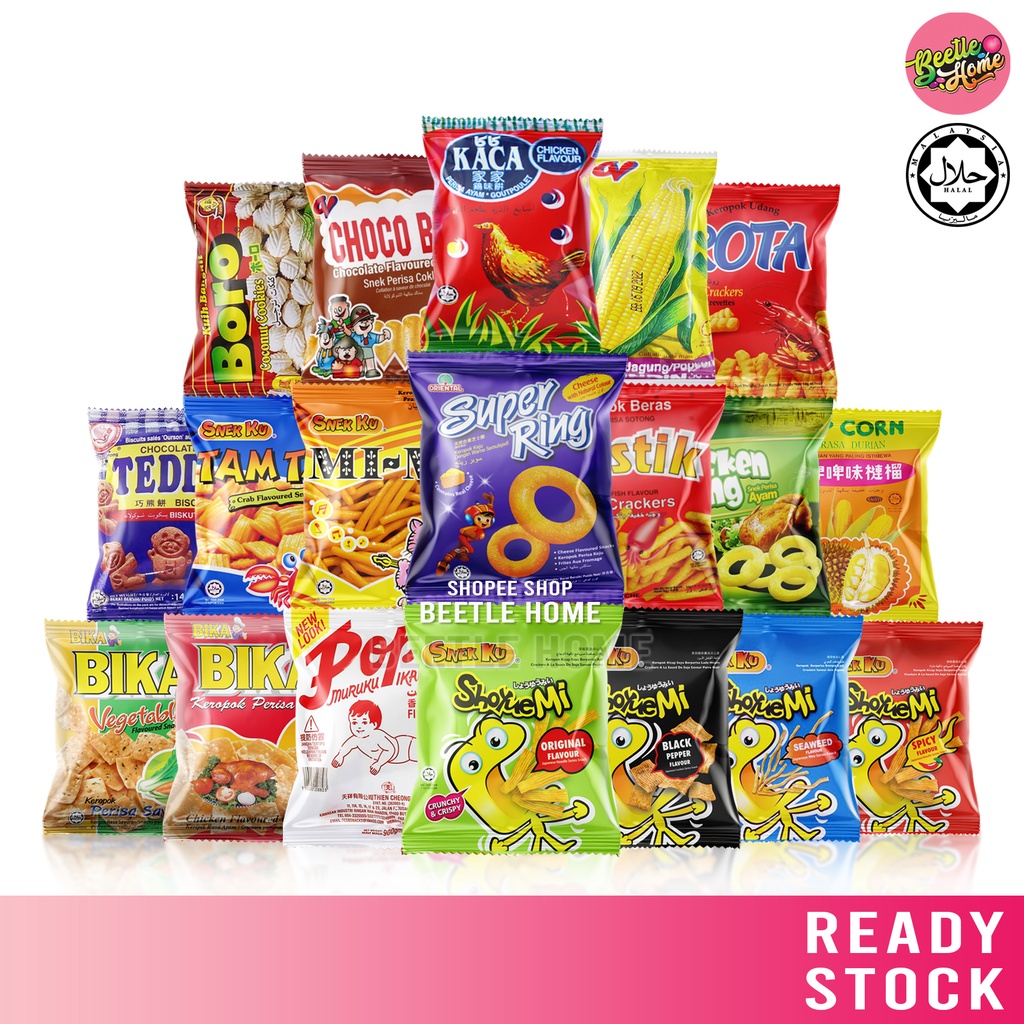 Pelbagai Makanan Ringan Jajan Small Pack Halal Local Snack Childhood ...