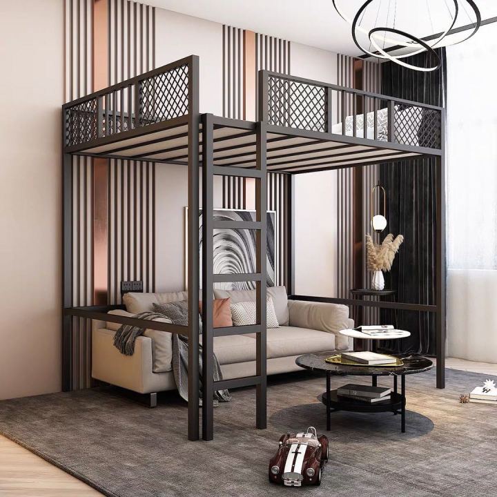 【Pro One Project】Steel Loft Bed with Ladder (M0186) | Shopee Singapore