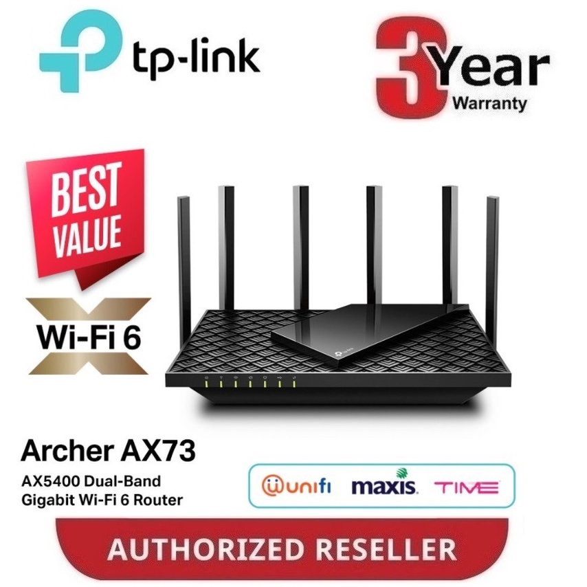 TP-Link Archer AX73 / AX72 [AX5400] WiFi 6 Wireless Mesh Router, TP ...